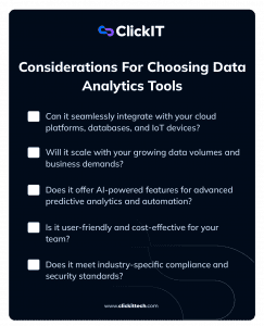 Data Analytics Tools List 2025: Top Industry-Specific Picks | ClickIT